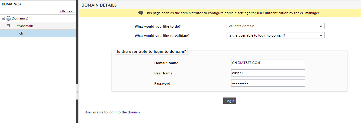 Validating Parent/Child Domain Configuration Validating Parent/Child Domain Configuration