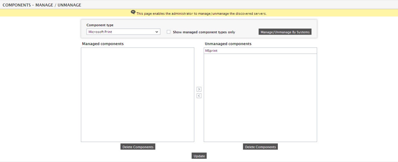 Administering eG Manager to work with Microsoft Print server Administering eG Manager to work with Microsoft Print server