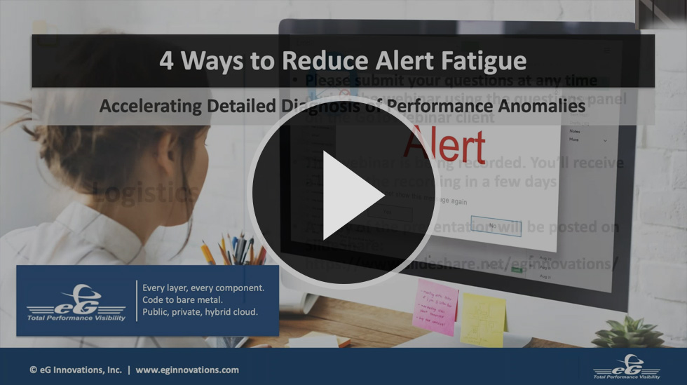 4 Ways to Reduce IT Alert Fatigue | eG Innovations